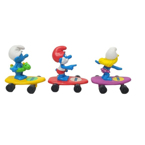 Peyo Schleich | Toys | Vintage 9s Peyo Applause Surfing Smurfs Papa ...